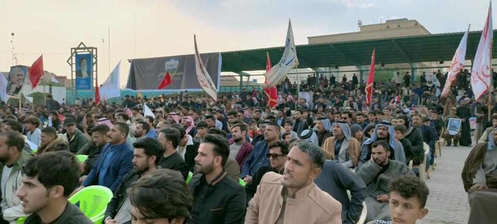بمشاركة الحشد…أهالي محافظة المثنى يقيمون محفلا تأبينيا لاستذكار قادة